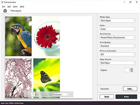 Canon ImagePROGRAF Manuals Windows Software Free Layout Plus Guide Lay Out Objects As