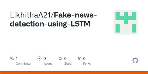 Fake News Detection Using LSTM Fake News Detection Using Lstm Ipynb At