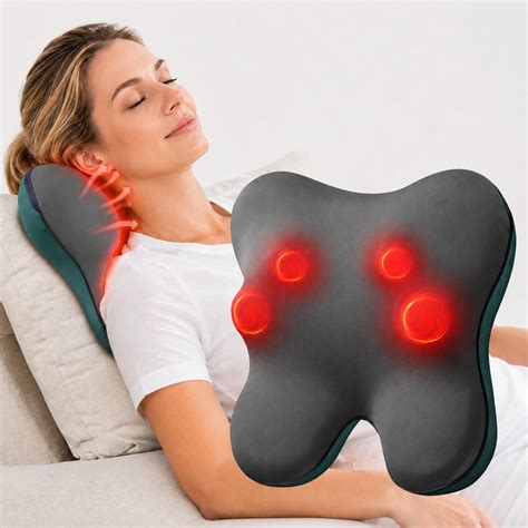 Bob And Brad Back And Neck Massager With Heat Deep Kneading Massage