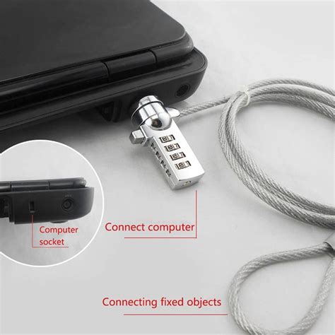 Newest 4 Digit Security Password Computer Lock Ant Vicedeal