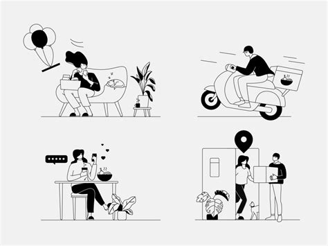 Modern Minimalist Line Art And Icon Vector Illustration Upwork