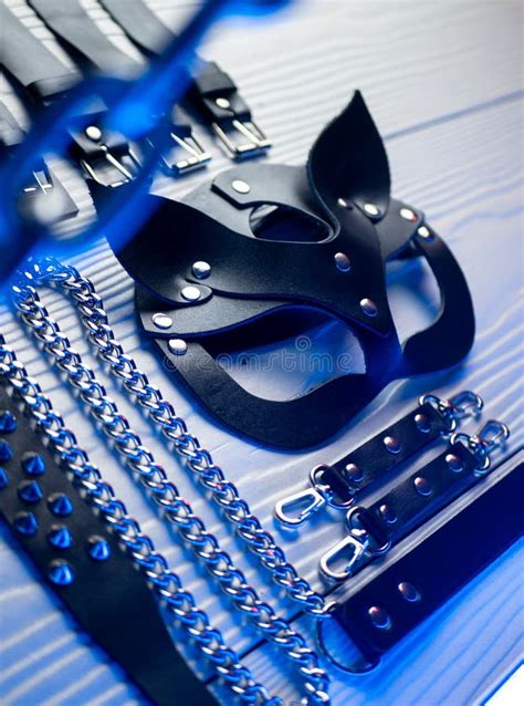 Set Of Erotic Toys For Bdsm The Game Of Sexual Slavery With A Whip