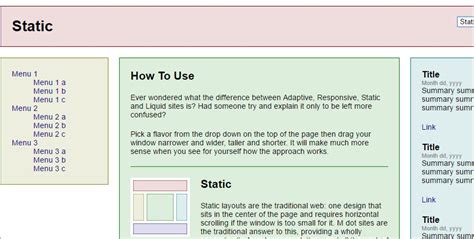 What Is The Difference Between Fluid Responsive And Adaptive Design