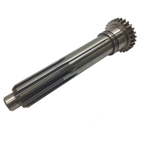 Precision Machining Steel Heavy Duty Transmission Primary Input Output Shaft Spline Shaft