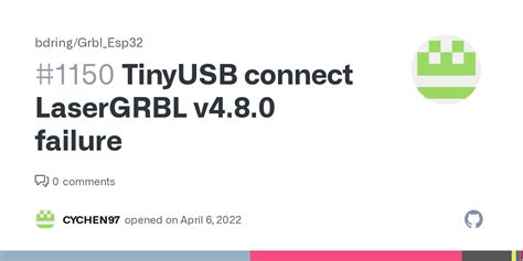 Tinyusb Connect Lasergrbl V Failure Issue Bdring Grbl Esp Github