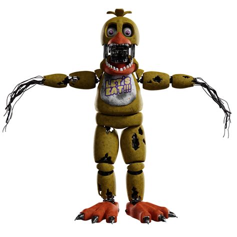 Retexture Withered Chica Full Body By Mrwitheredfreddy On Deviantart