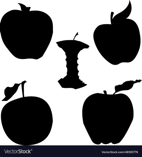 Apple Royalty Free Vector Image Vectorstock