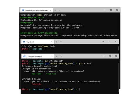Installing Oh My Posh On Windows Sql Dba Blog