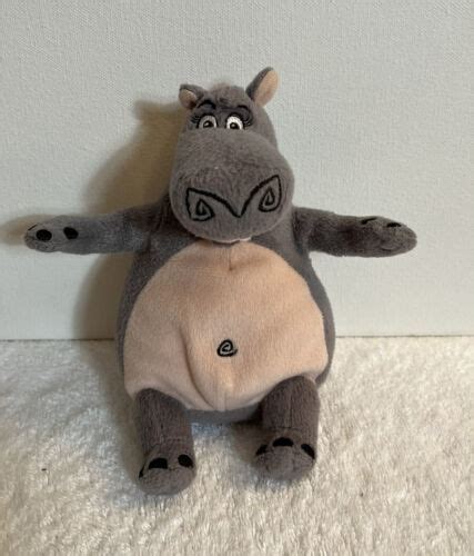 Ty Madagascar Dreamworks Gloria Hippo Plush Stuffed Animal Bean Bag Toy