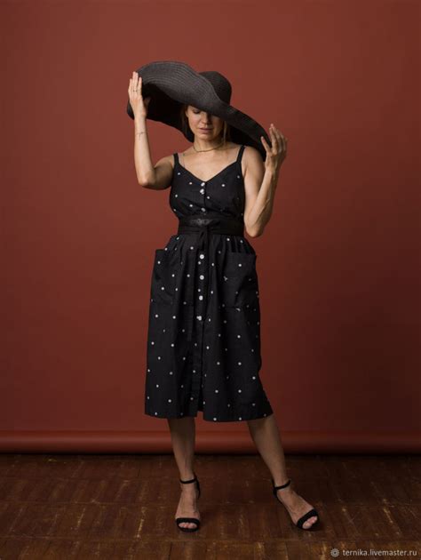 Сарафан из фактурного хлопка Княжна Ternika