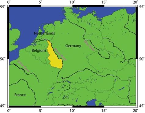 Rhineland Map Ww2