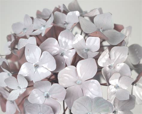 This Is A One Of A Kind Handmade Copper Hydrangea Blossom With 60