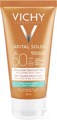 Vichy Capital Soleil Émulsion Anti Brillance Toucher Sec Ip50 Peau