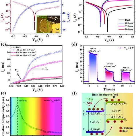 Polarization Sensitive Photodetection Of The Sns 05 Se 05 Gaas