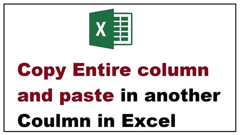 How To Cut Or Copy Entire Rowcolumn And Paste In Excel Youtube
