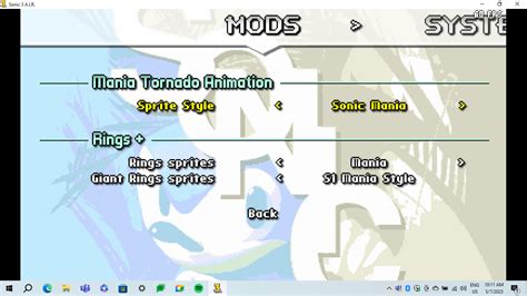 Sonic 3 A I R Mania Sonic Mod For Sonic 3 A I R S3air Mods