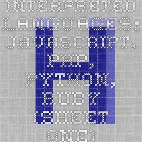 programming languages interpreted language programming tools language