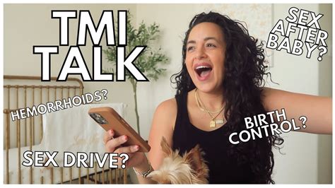 TMI TALK POSTPARTUM SEX DRIVE PLASTIC SURGERY HEMORRHOIDS AND BIRTH CONTROL VLOGMAS DAY
