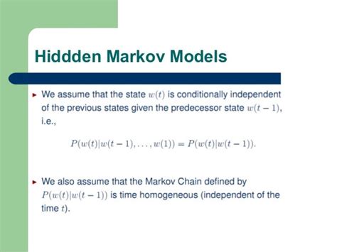 hidden markov model ppt
