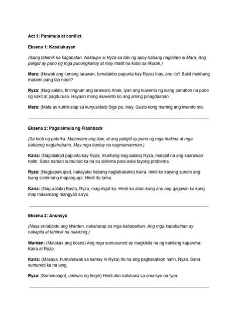 Script Role Play Pdf