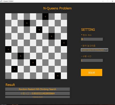 Github Minholee97n Queen Problem ♕ 탐색 알고리즘을 적용해서 N Queen 문제를 해결하는 프로그램