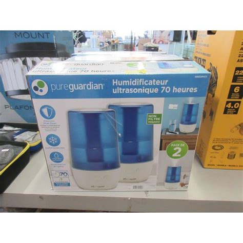 Twin Pack Of Pureguardian Ultra Sonic Humidifiers