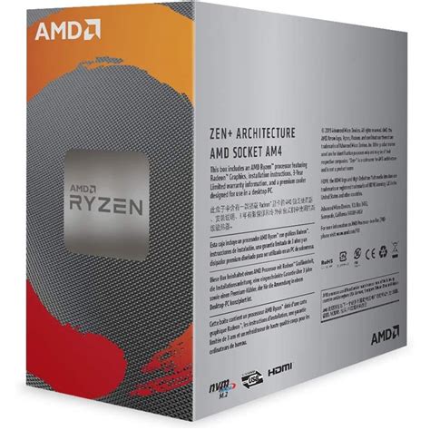 AMD Ryzen G GHZ SOCKET AM MB BOXED MICROPROCESSOR