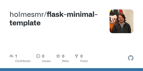 Github Holmesmr Flask Minimal Template