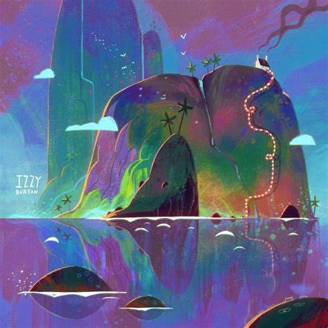 Izzy Burton Environment Concept Art Digital Illustration Concept Art