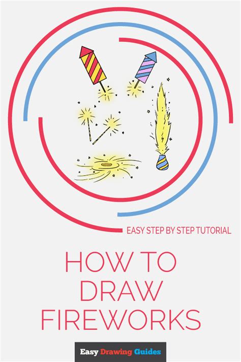 How To Draw Fireworks Really Easy Drawing Tutorial