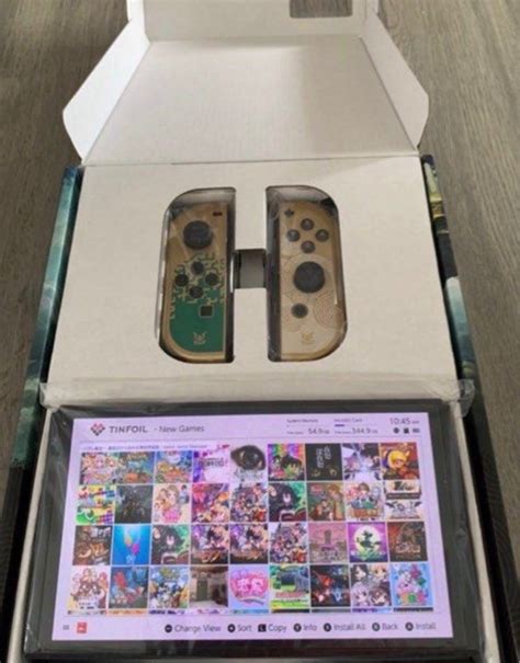 Modded Nintendo Switch Oled Video Gaming Video Game Consoles Nintendo On Carousell