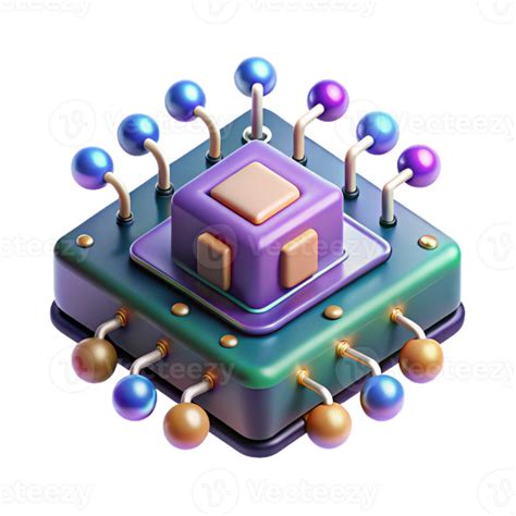 A Microscopic View Of Nanobots Assembling A Complex Microchip