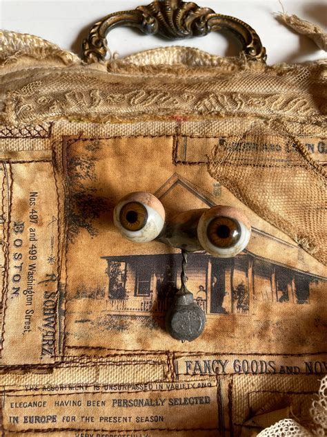 Vintage Glass Doll Eyes Weighted On Wire Creepy Antique Doll Parts