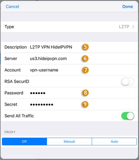 How To Setup L Tp Vpn On Ipad Ios Hideipvpn Services
