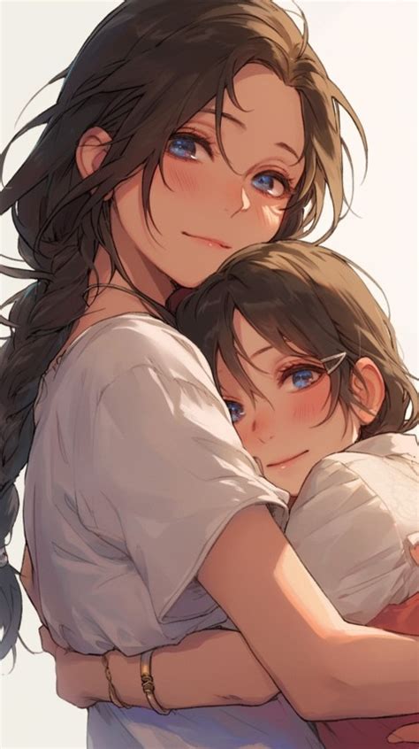 Anime Mother S Love Aesthetic Baby Daughter Son Moms Photo Picture Lk