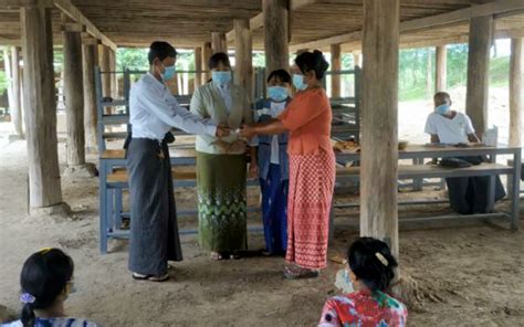 သရက်မြို့နယ်၊ စမ်းအိုင့်နှင့် ပိဿလိမ်းကျေးရွာများရှိ ရေဘေးရှောင်အိမ်ထောင်စုများအား