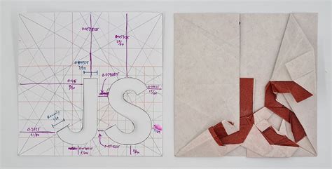 JS Logo Stencil And Draft Model Shoehorn With Teeth