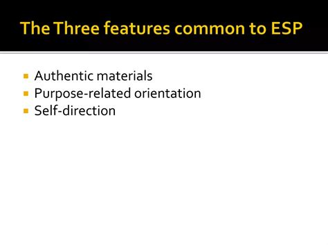[esp] definitions characteristics and principles of english for