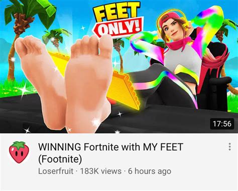 Official Loserfruit Skin Barefoot In Thumbnail By Toecheeseandfeet On