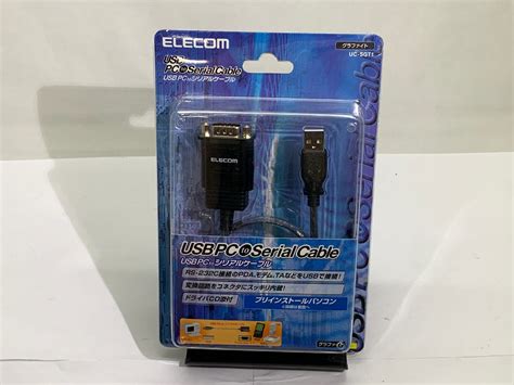 1円スタート 品 Elecom Usb Pc To シリアルケーブル グラファイト Uc Sgt1 Etc ケーブル、コネクタ ｜売買されたオークション情報、yahooの商品情報をアーカイブ