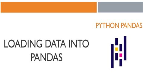 2 Python Pandas Loading Data Into Pandas Youtube