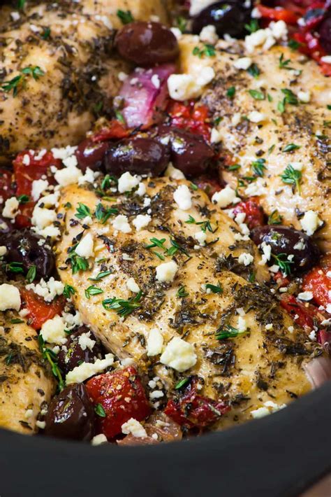 Slow Cooker Greek Chicken Recipe