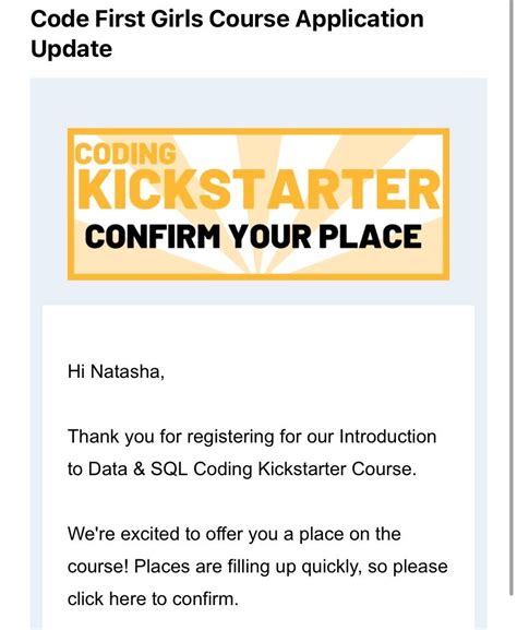 Natasha Sunter On Linkedin Codefirstgirls Cfg Sql