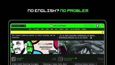 hackernoon s a multi language platform all top stories now available in 8 languages youtube