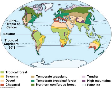 Terrestrial Biomes Map Biomes Kaiserscience