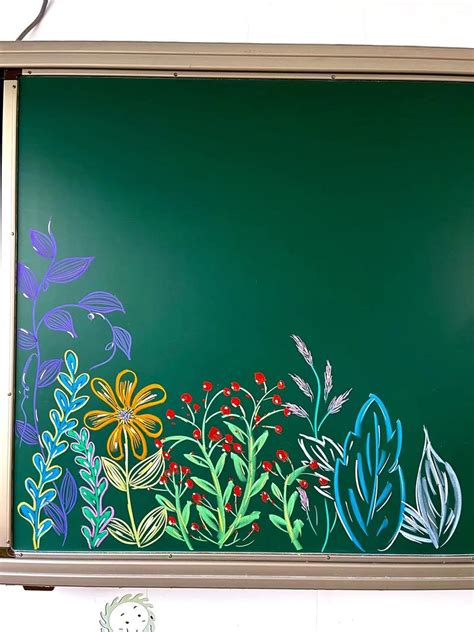 黑板报小装饰图片大全（共11张）黑板报图片大全