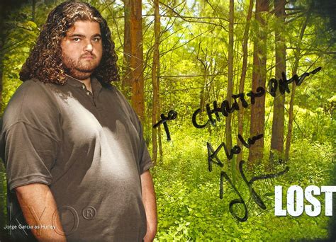 Chris Autographs Jorge Garcia