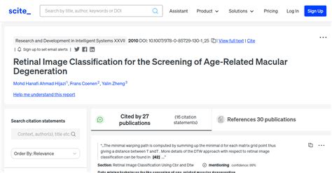Retinal Image Classification For The Screening Of Age Related Macular