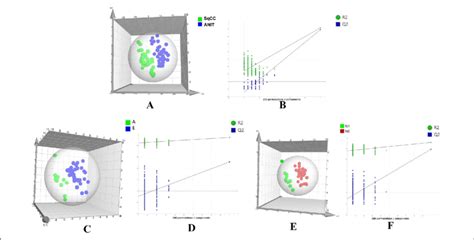 Pls Da Score Plot And Permutation Testing To Differentiate Between Download Scientific Diagram