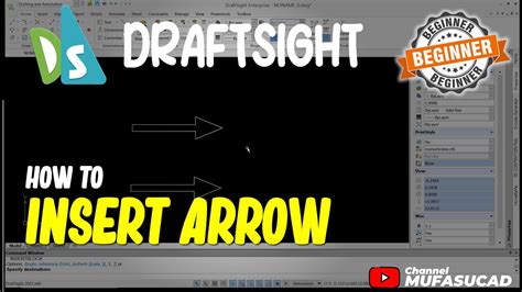 How To Insert Arrow In Draftsight Youtube How To Insert Arrow In Draftsight Youtube